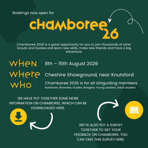 Chamboree 2026 | Girlguiding Cheshire Border